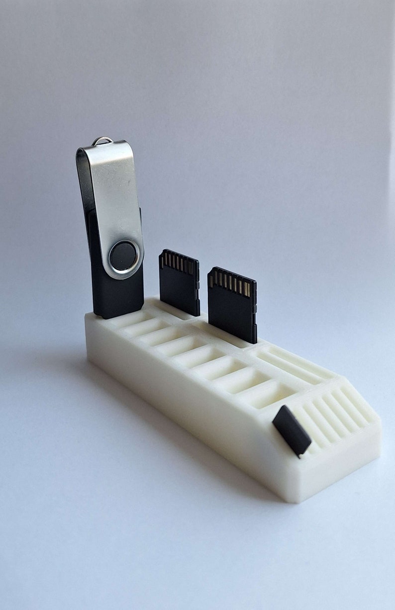3D Printed USB, SD and Microsd Card Holder - Etsy