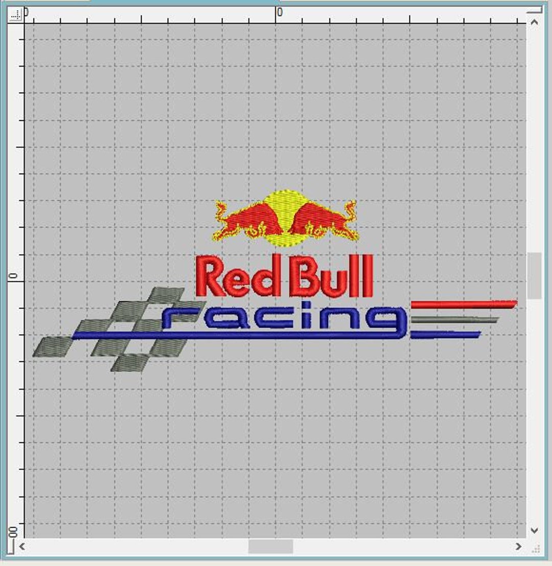 Red Bull Racing Embroidery Design - Etsy