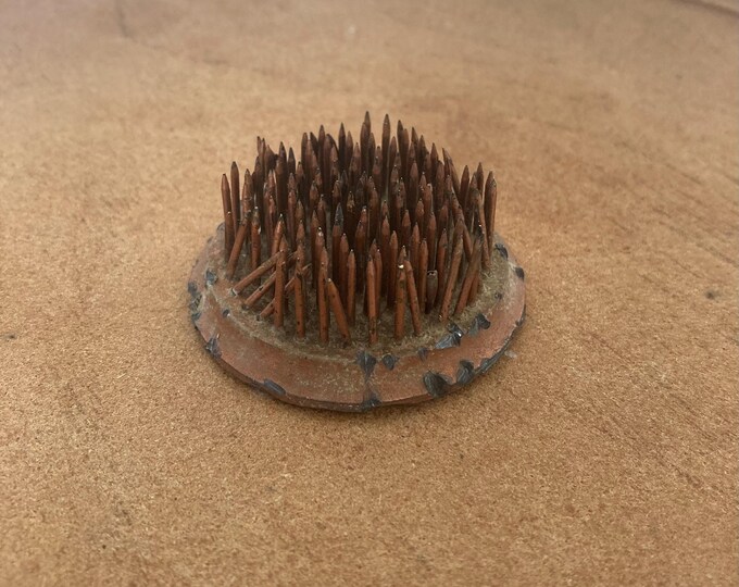 Vintage Copper Flower Frog Holder - Etsy