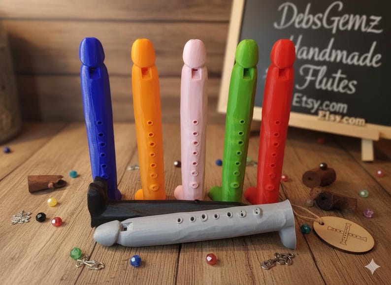 3D Printed Playable Recorder Instrument – Funny Musical Gift – Party ...