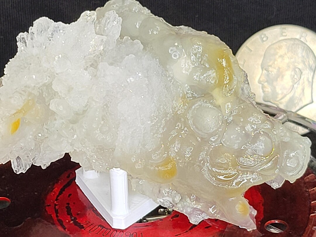 Arizona Fire Agate With Crystals - Etsy
