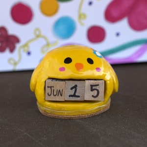 Clay, Mini Calendars, Home Made, Cartoon Animals. - Etsy