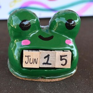Clay, Mini Calendars, Home Made, Cartoon Animals. - Etsy