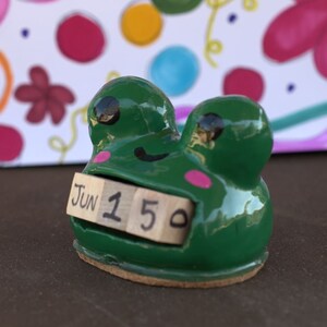 Clay, Mini Calendars, Home Made, Cartoon Animals. - Etsy