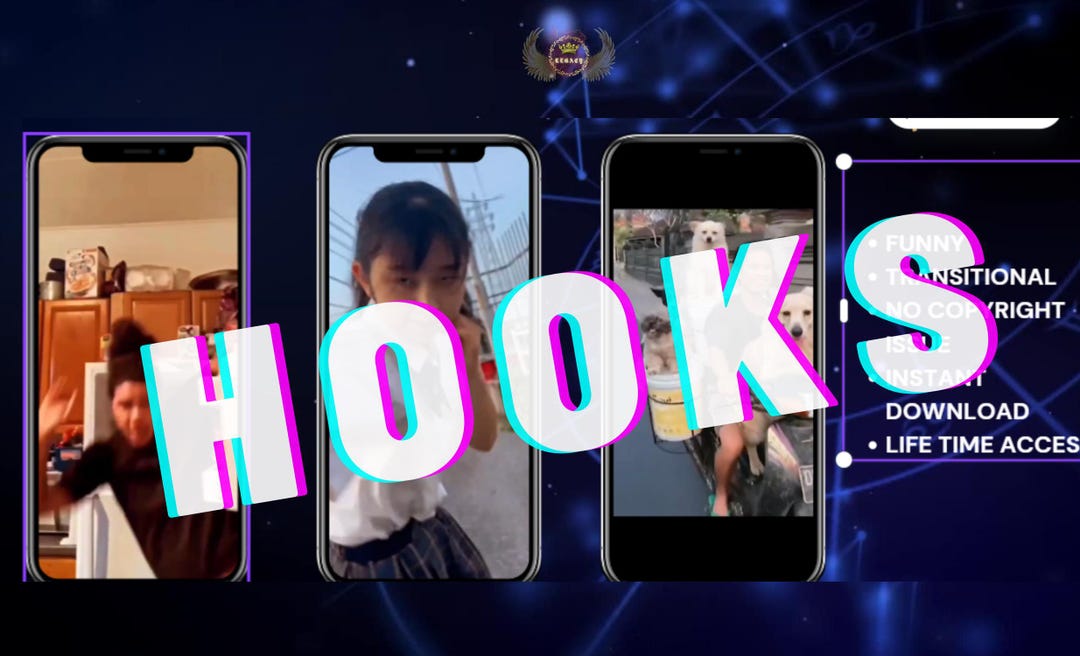 Over 300 Elite Viral Clips HOOKS FOR REELS for Tiktok Instagrsm Youtube ...