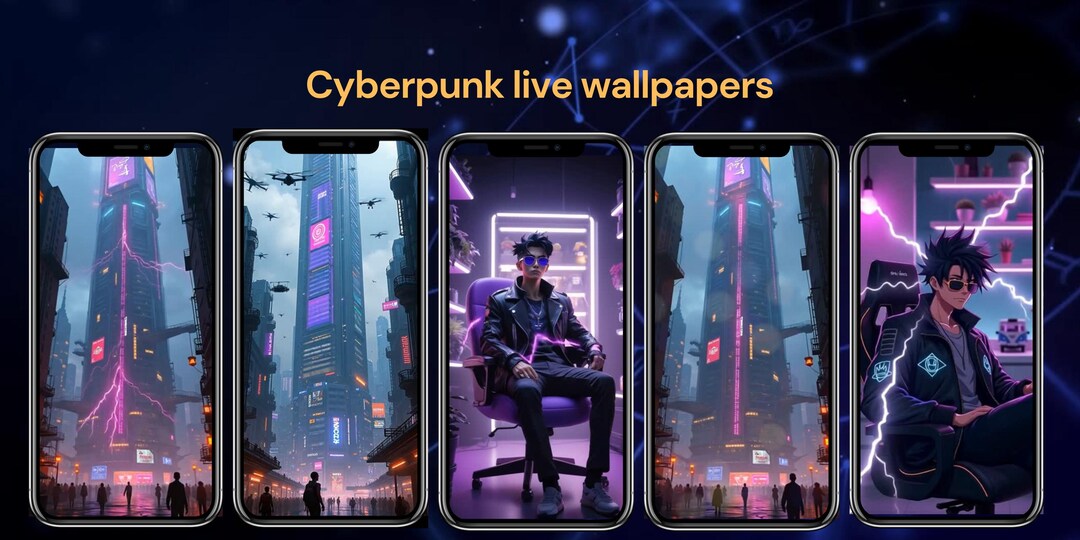 Cyberpunk CITY Background Loop – MP4 Download Futuristic Cyberpunk ...