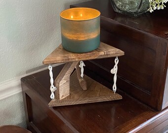 Solid Oak Floating Table Tensegrity - Etsy