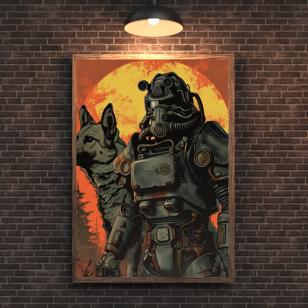 Digital Fallout Printable Poster Video Game & TV Series Prints, Wall ...
