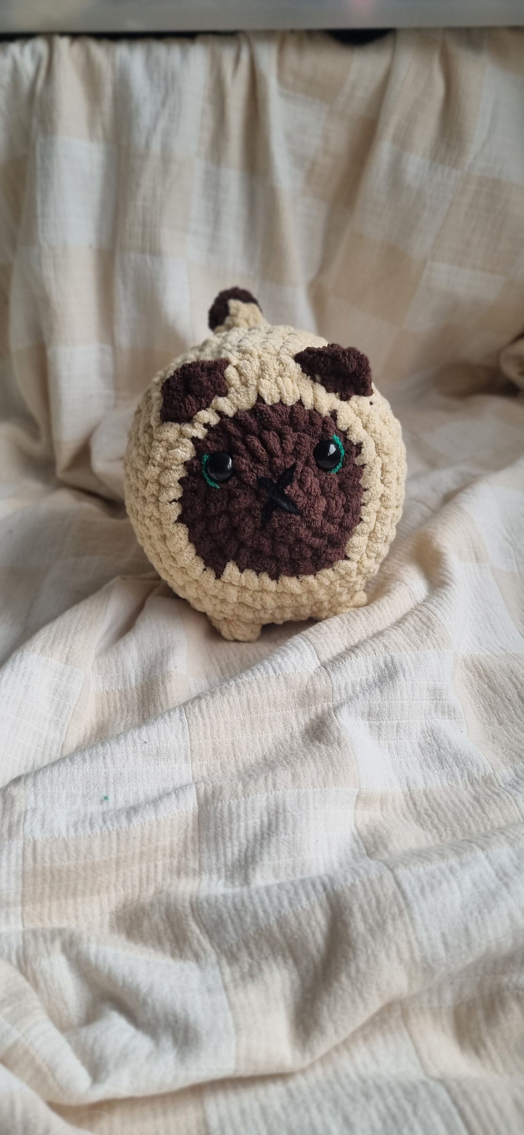 Chonky Crochet Siamese Loaf Cat Plushie - Etsy Australia