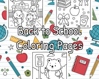 Back to School Pop Art Coloring Pages: Classroom Activity (PDF Download ...