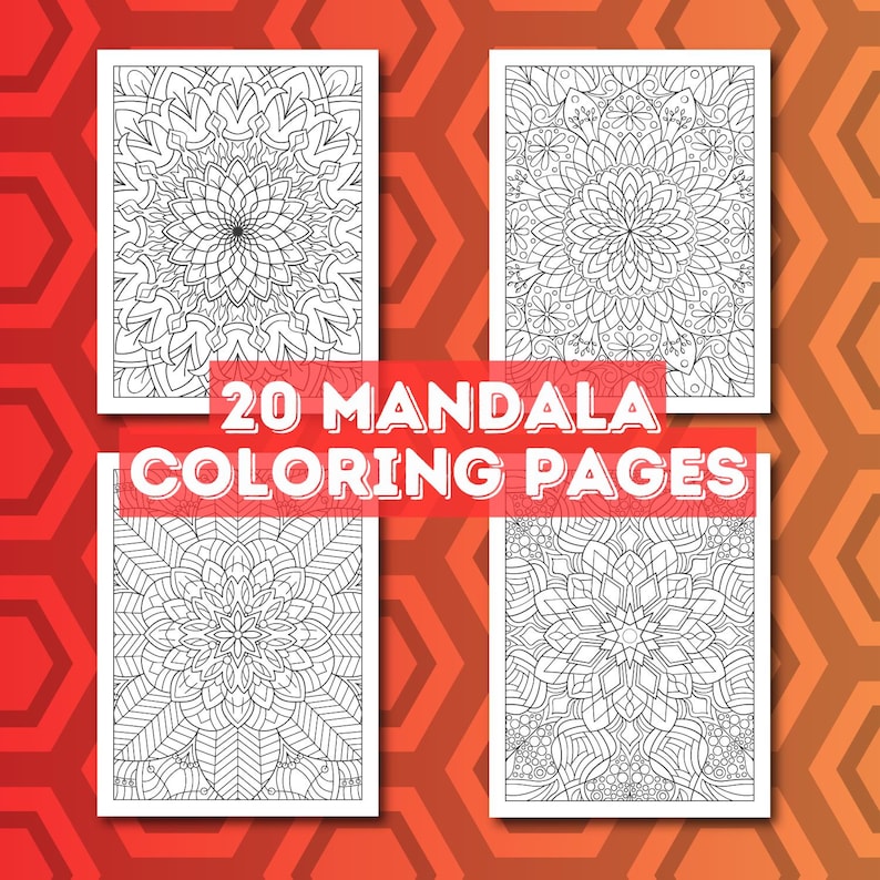 20 Printable Mandala Coloring Pages Intricate Patterns for Adults ...