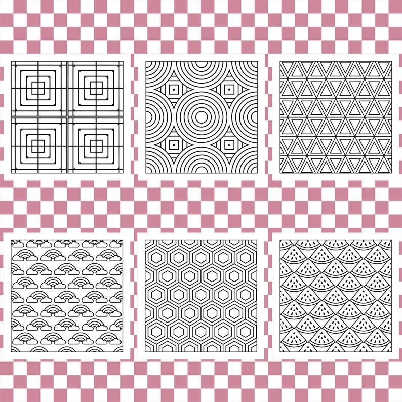33 Cute and Easy Pattern Coloring Pages, Coloring Sheets for Kids ...
