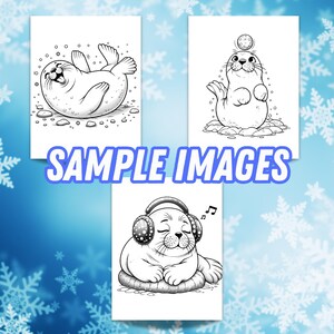 25 Winter Seal Coloring Pages | Printable Animal Art for Kids & Adults ...