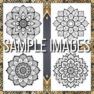 40 Mandala Coloring Pages, Relaxing Printable Art, Mindful Activity for ...