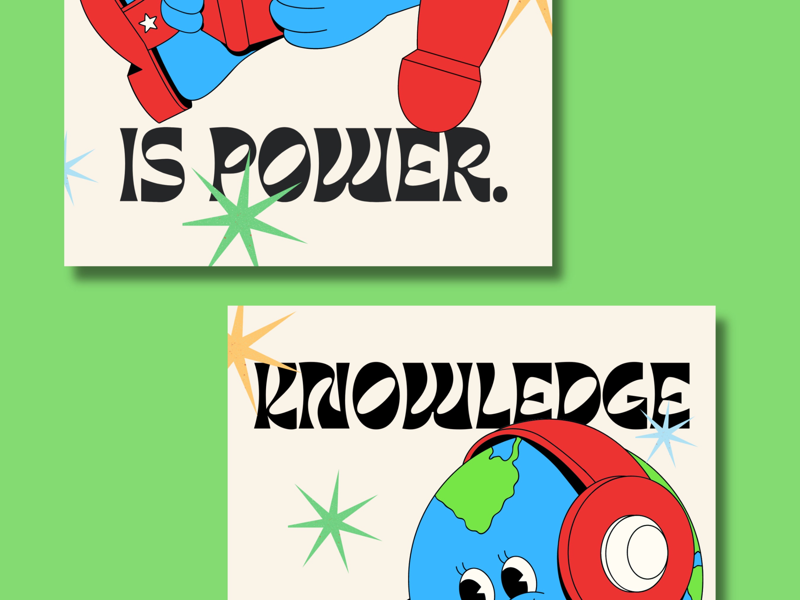 Knowledge is Power Poster Motivational Wall Art Motivational Poster ...