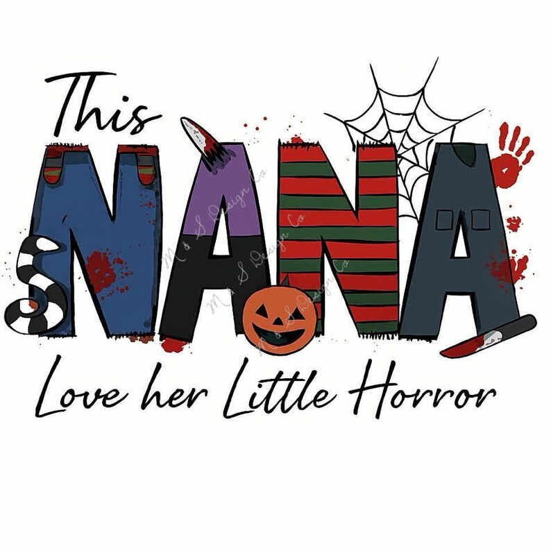 Nana Little Horror Png | Halloween Nana Png | Nana Monster Png | Killer ...