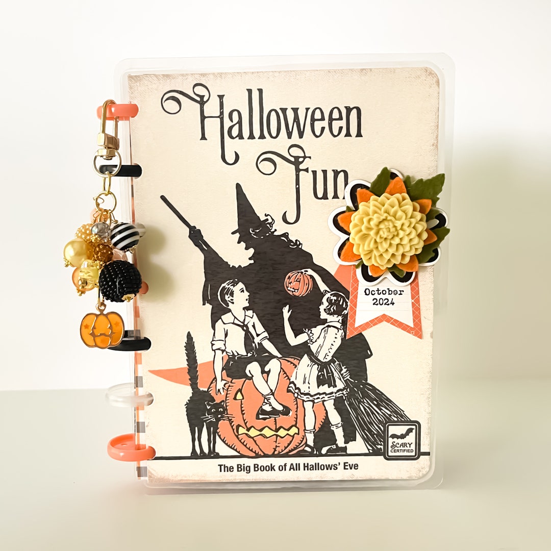 Halloween Fun- 5x7 Planner, A7, Scrapbook Album, Travelers Notebook, Junk Journal, Smash Book ...