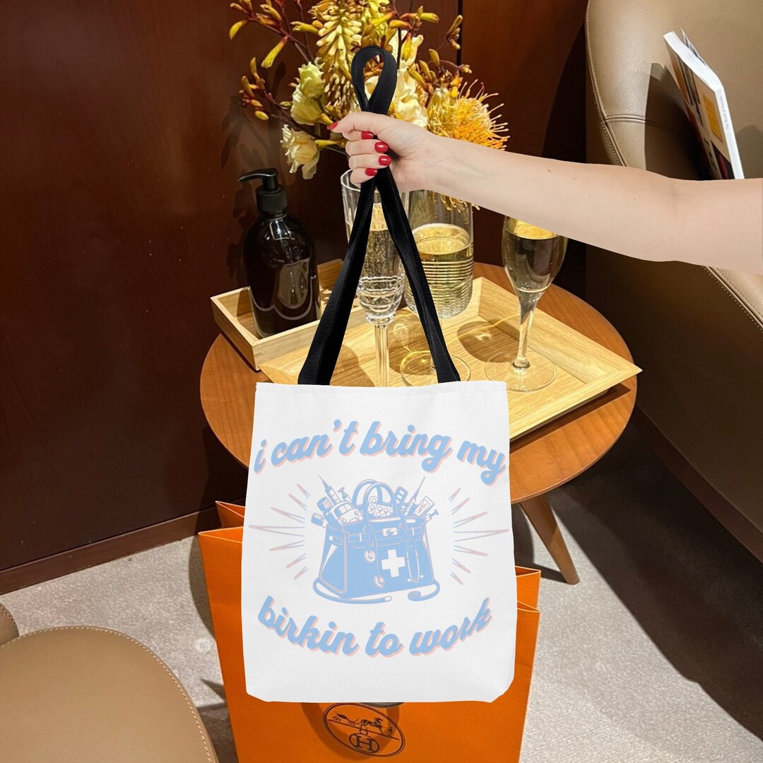 Nurse Tote Bag Fun Birkin Inspired Design - Etsy