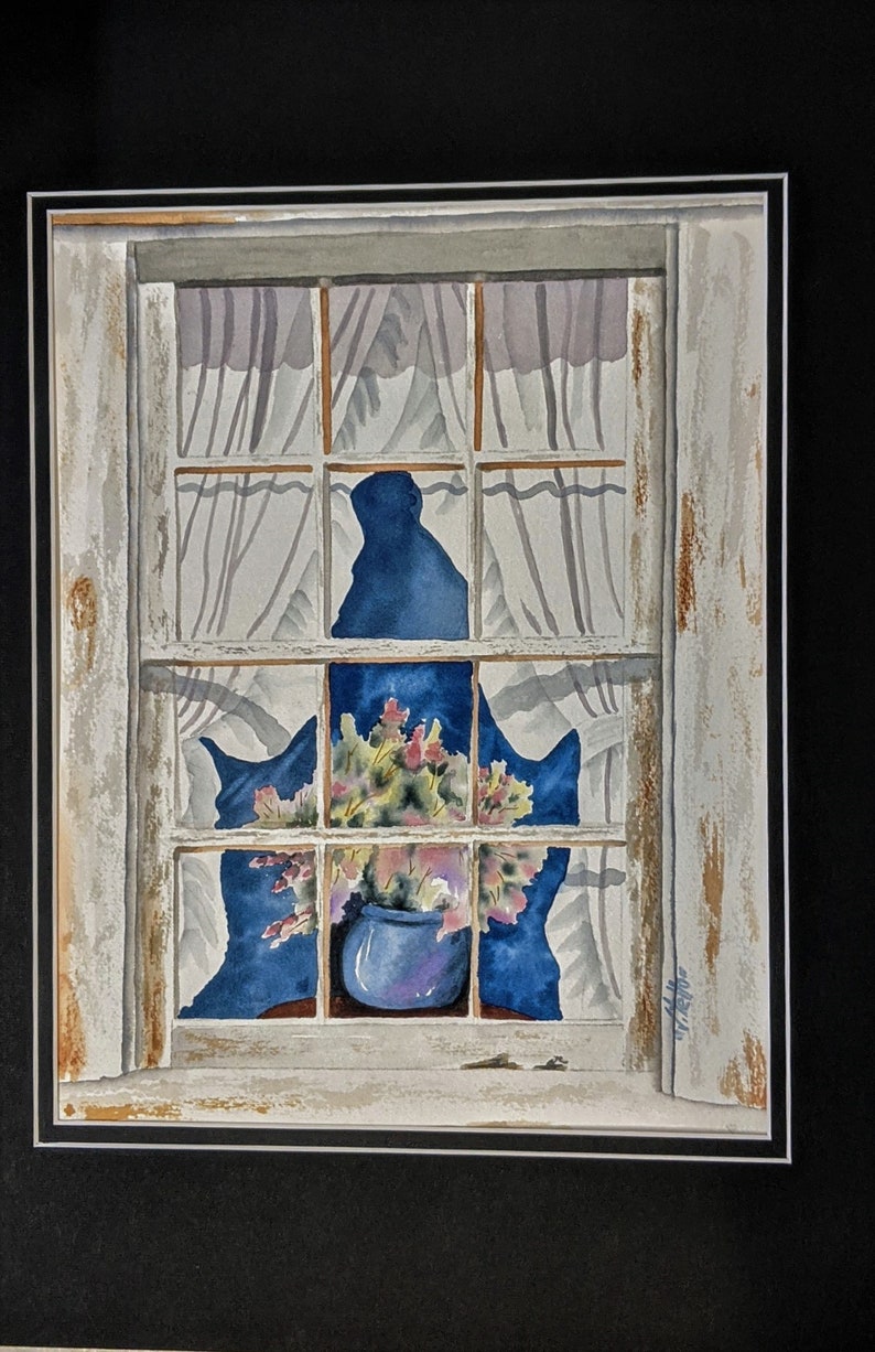 Window Looking in Watercolor - Etsy