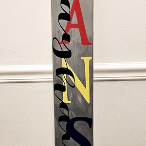 KU Porch Leaners Welcome Sign Jayhawks Porch Decor Indoors Outdoors 2 ...