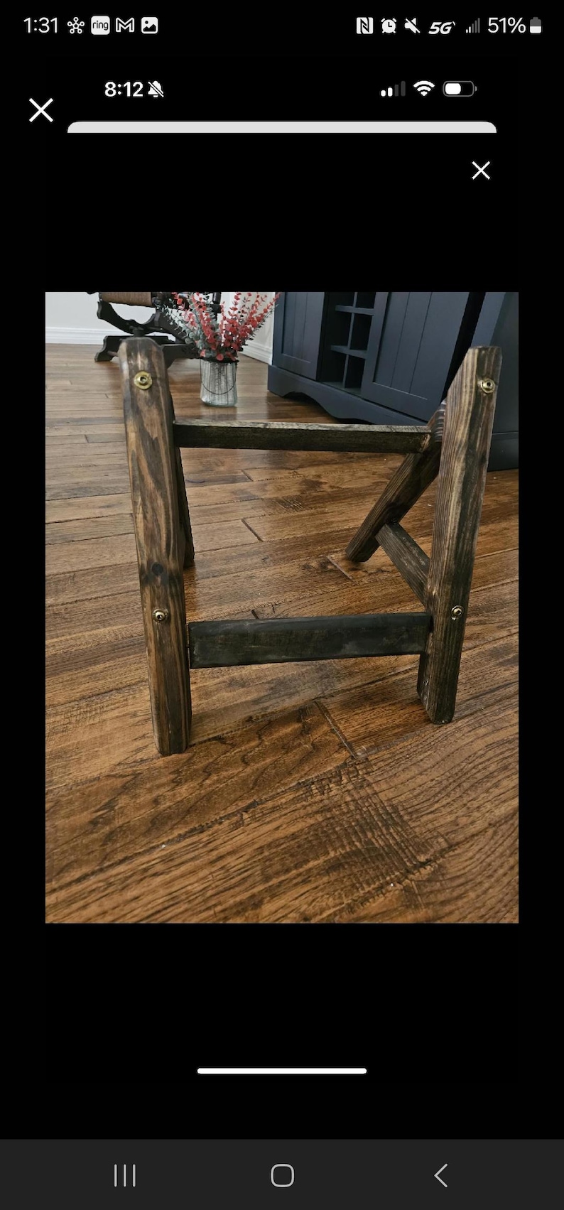 Hardwood Sign Stand: Custom Porch Leaner Display - Etsy