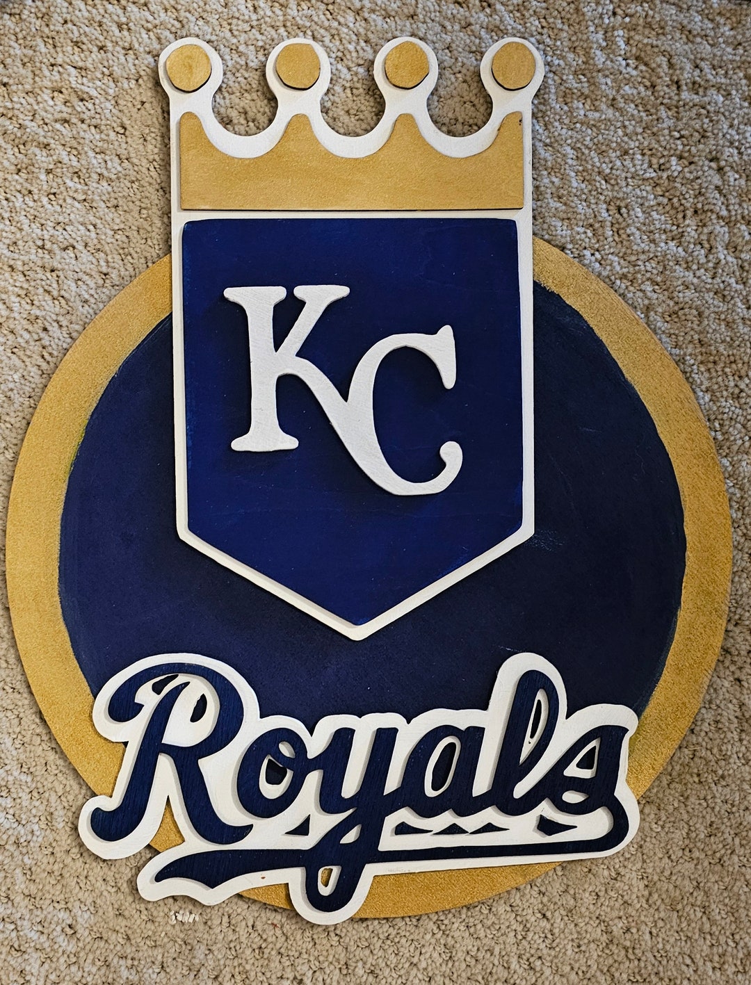 Kansas City Royals Decor, Royals Welcome Sign, KC Royals Door Hanger ...