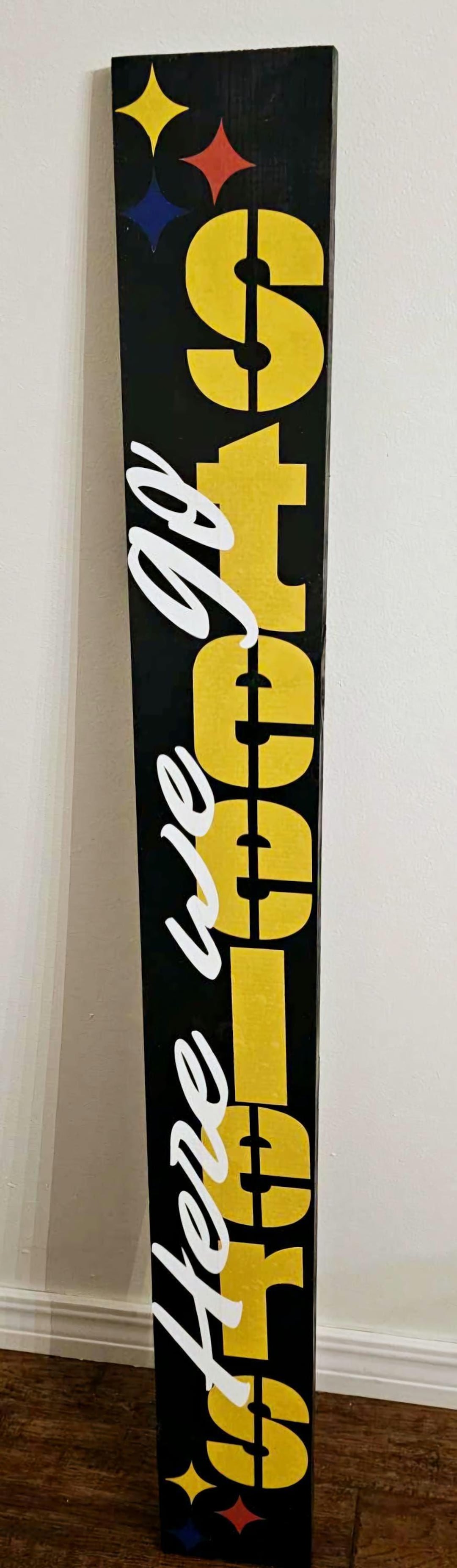 Pittsburgh Steelers Welcome Sign Leaner 5 Design Options and 3 Sizes - Etsy