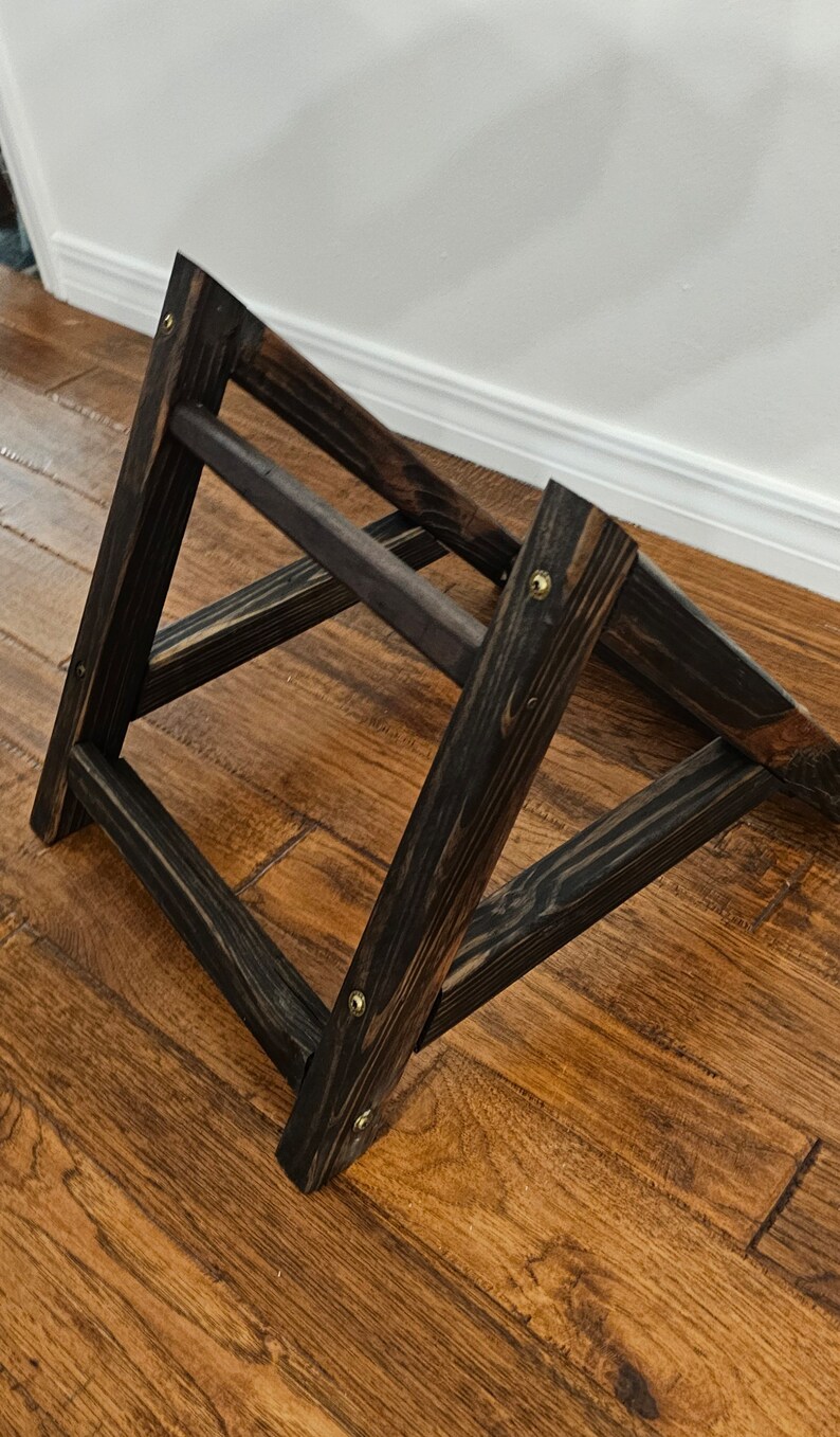 Hardwood Sign Stand: Custom Porch Leaner Display - Etsy