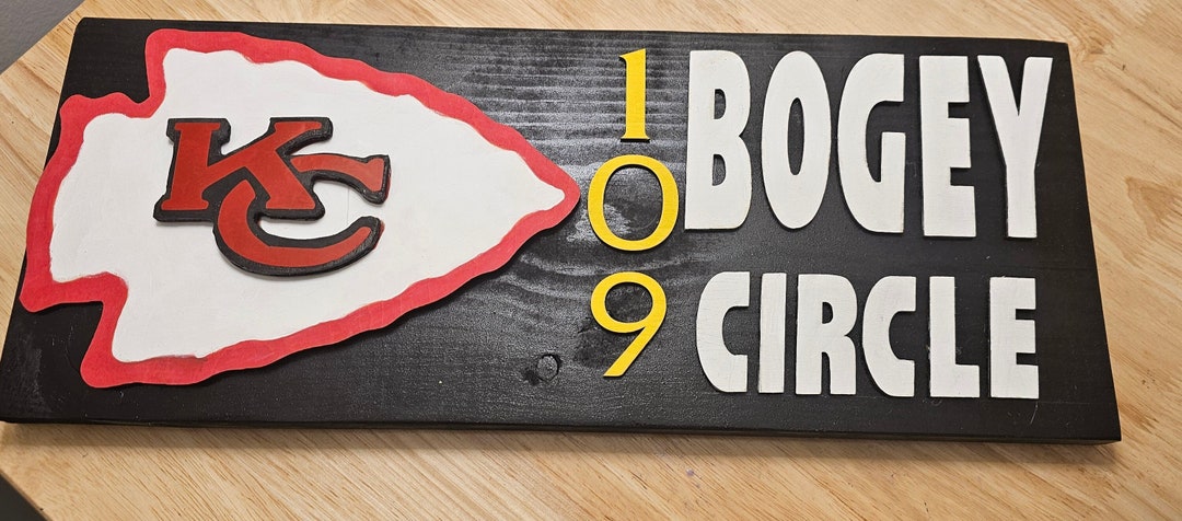 Kansas City Chiefs Decor House Number Sign, Chiefs Address Sign, Kansas ...