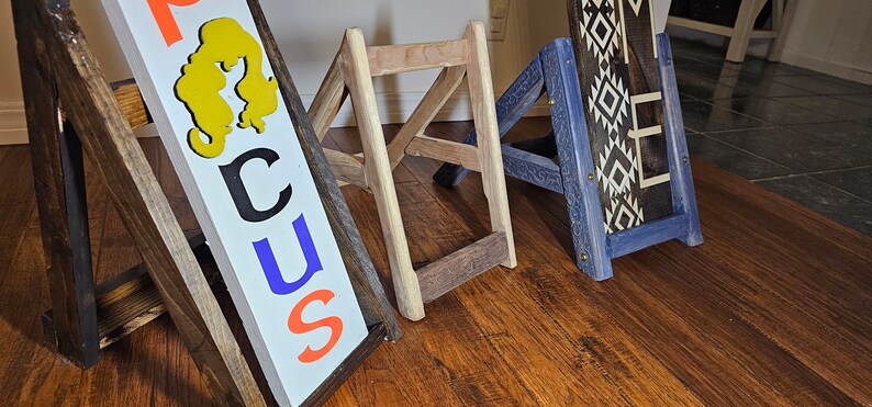 Stand, Sign Stand, Porch Leaner Stand, Welcome Sign Stand, Sign Holder ...