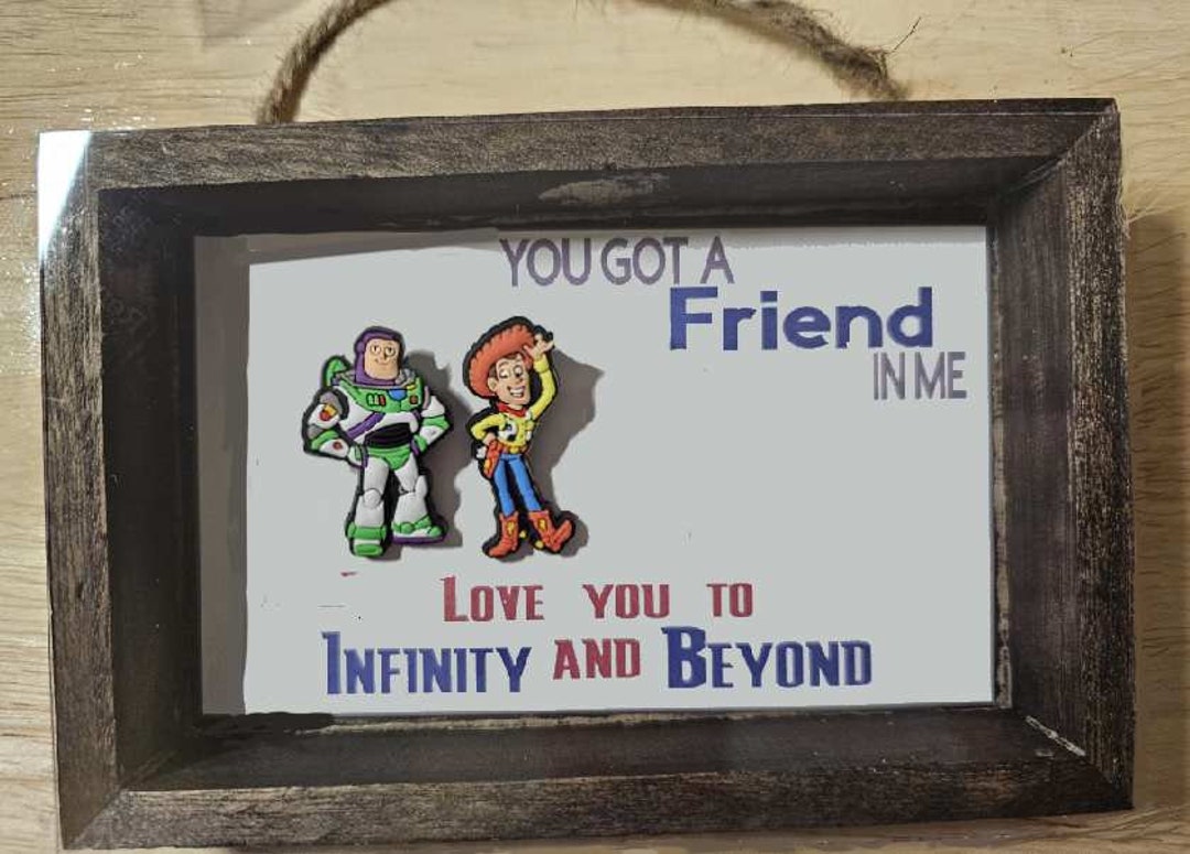 Toy Story Shadow Box Father's Day Idea With Personalization Options - Etsy