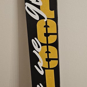 Pittsburgh Steelers Welcome Sign Leaner 5 Design Options and 3 Sizes ...