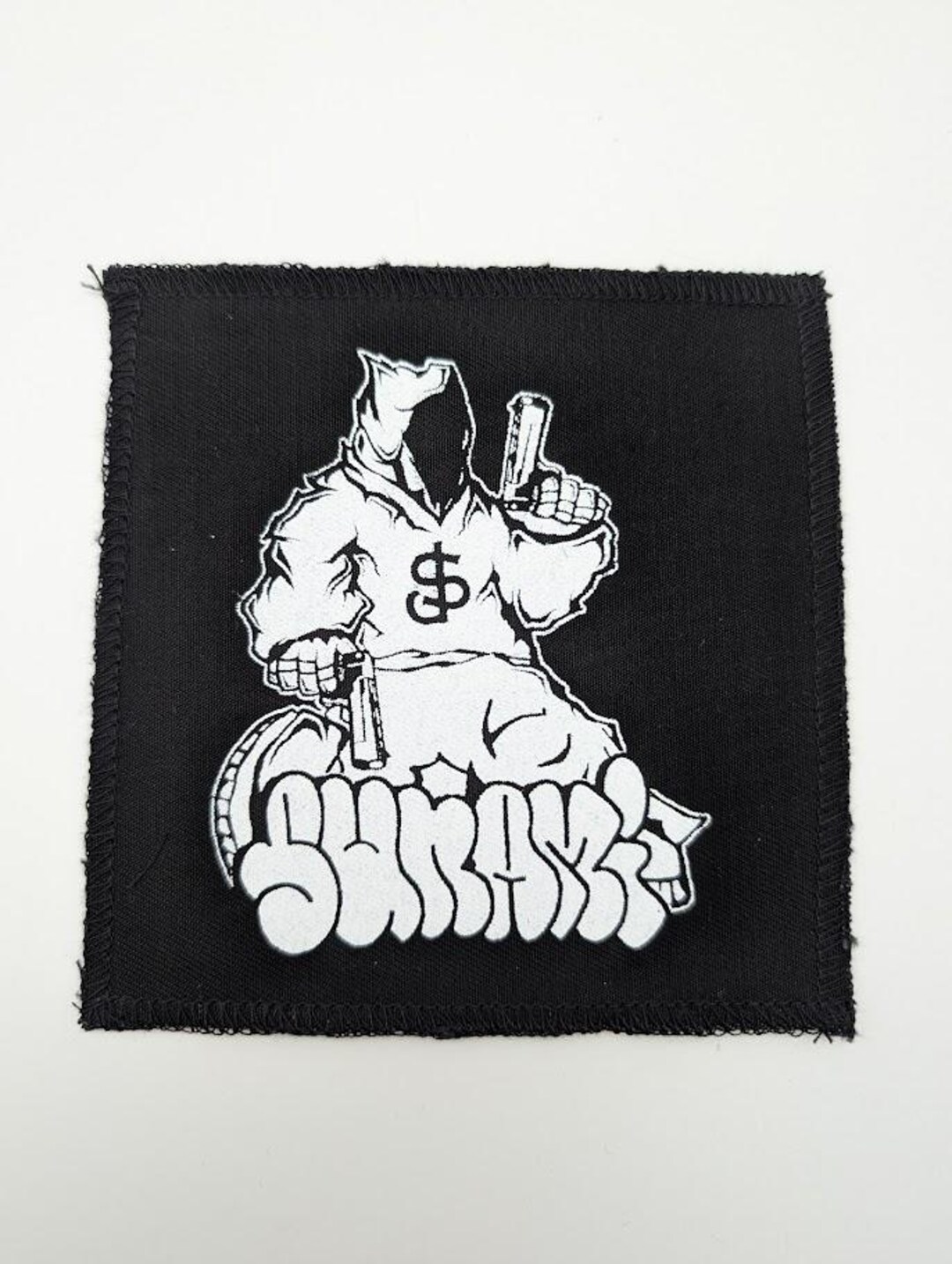 Sunami Patch – Demonstration Logo / Screen Print Sew on Canvas Stitched ...