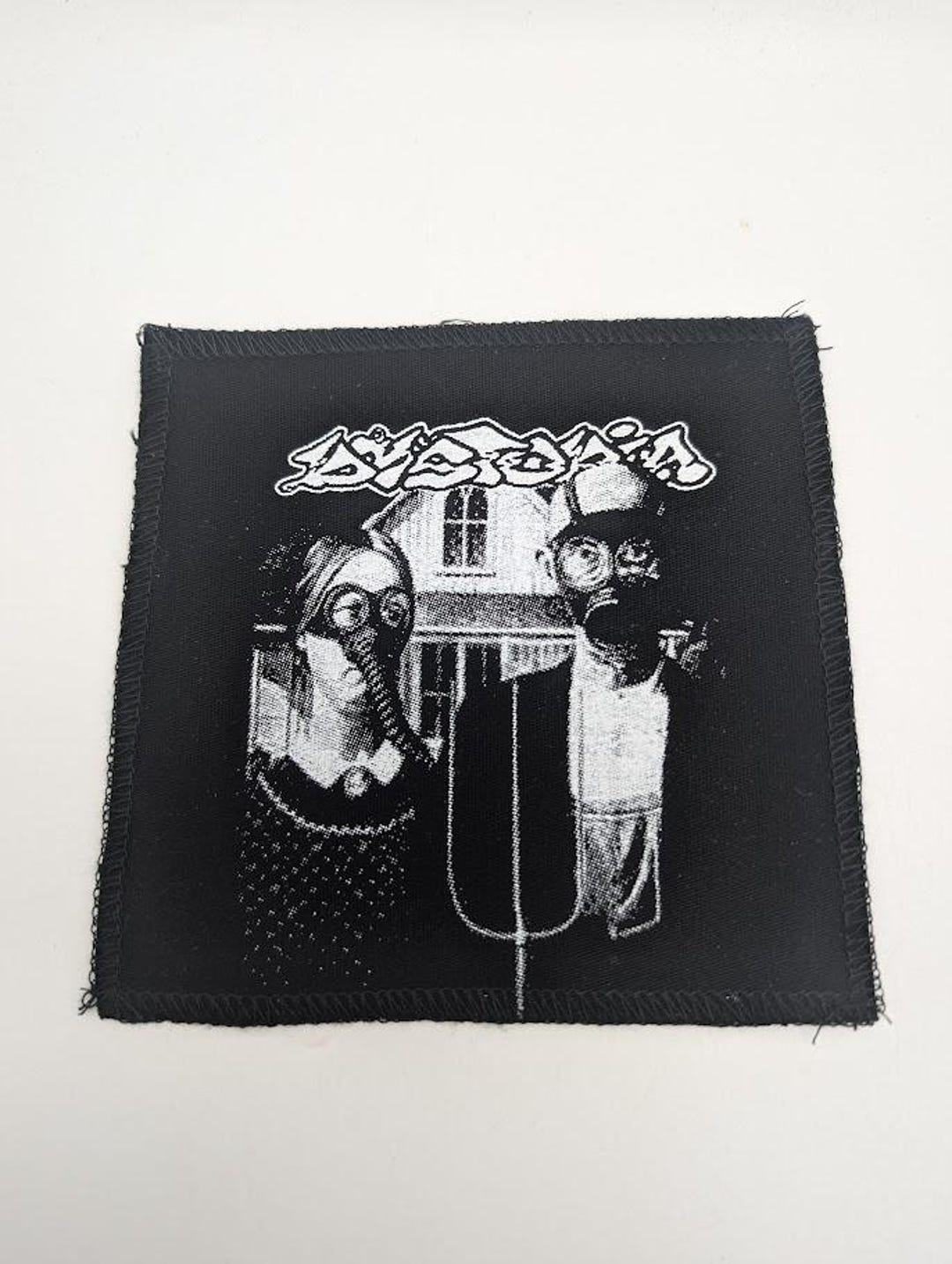 Dystopia Patch – American Gothic / Screen Print Sew on Canvas Stitched ...