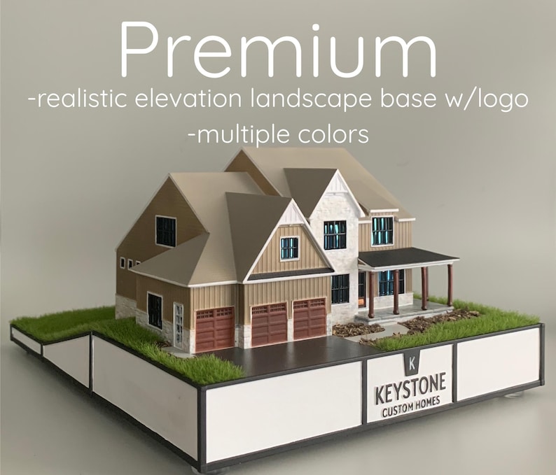 Custom 3D Printed Home Model • Miniature House Replica • Personalized ...
