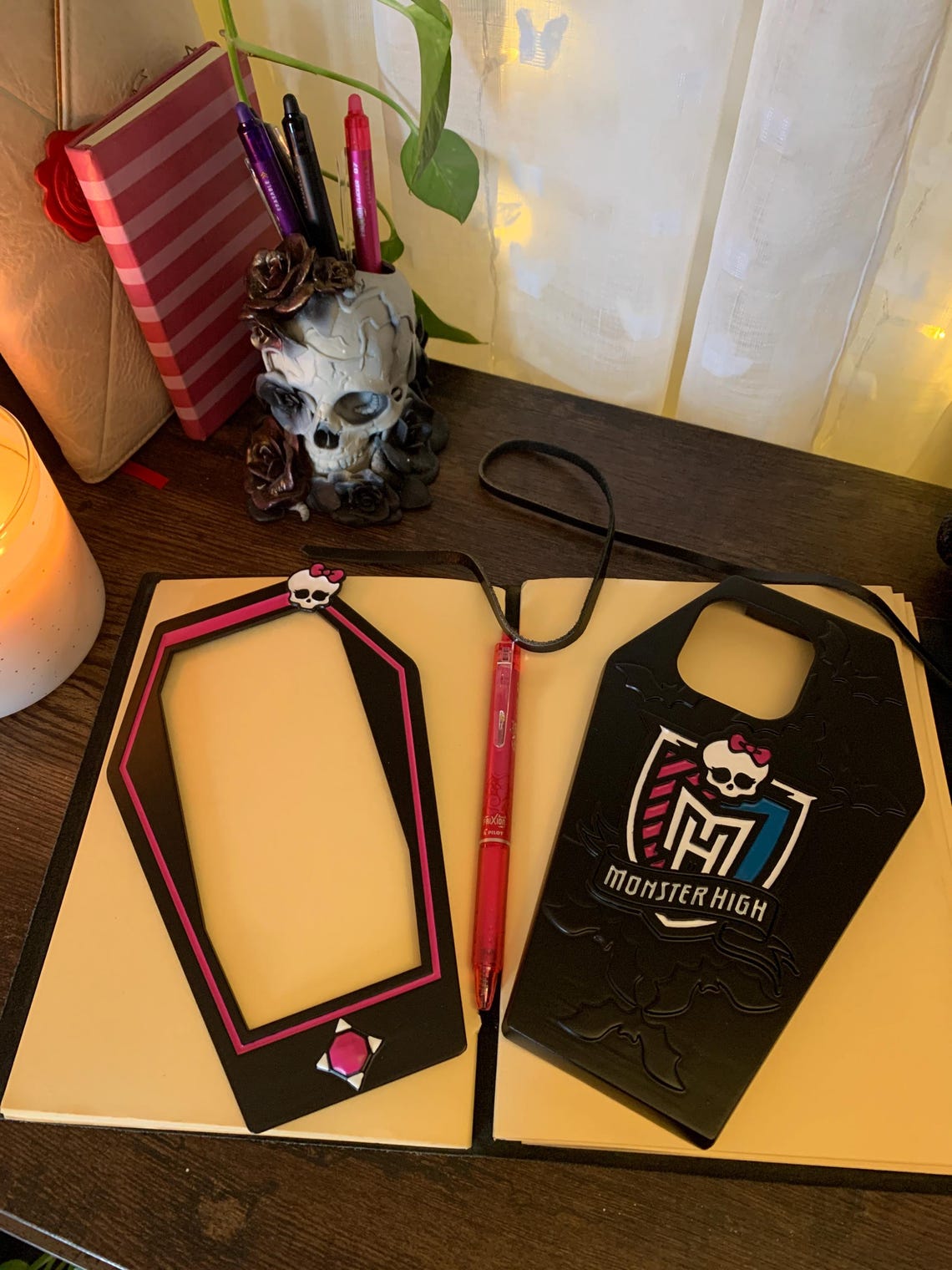Fits iPhone 15 Pro Max Cute Skullette Coffin Phone Case | Cosplay ...