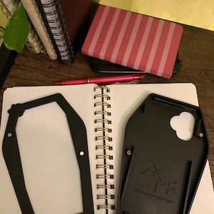 Cute Skullette Coffin Phone Case | Cosplay Accessory | Skull Bat Coffin ...