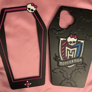 Cute Skullette Coffin Phone Case | Cosplay Accessory | Skull Bat Coffin ...