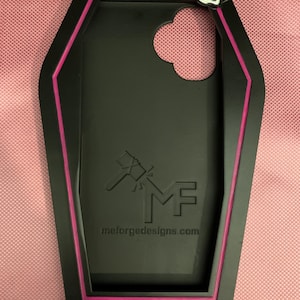 Cute Skullette Coffin Phone Case | Cosplay Accessory | Skull Bat Coffin ...