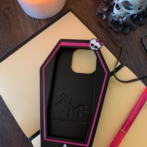 Fits iPhone 15 Pro Max Cute Skullette Coffin Phone Case | Cosplay ...