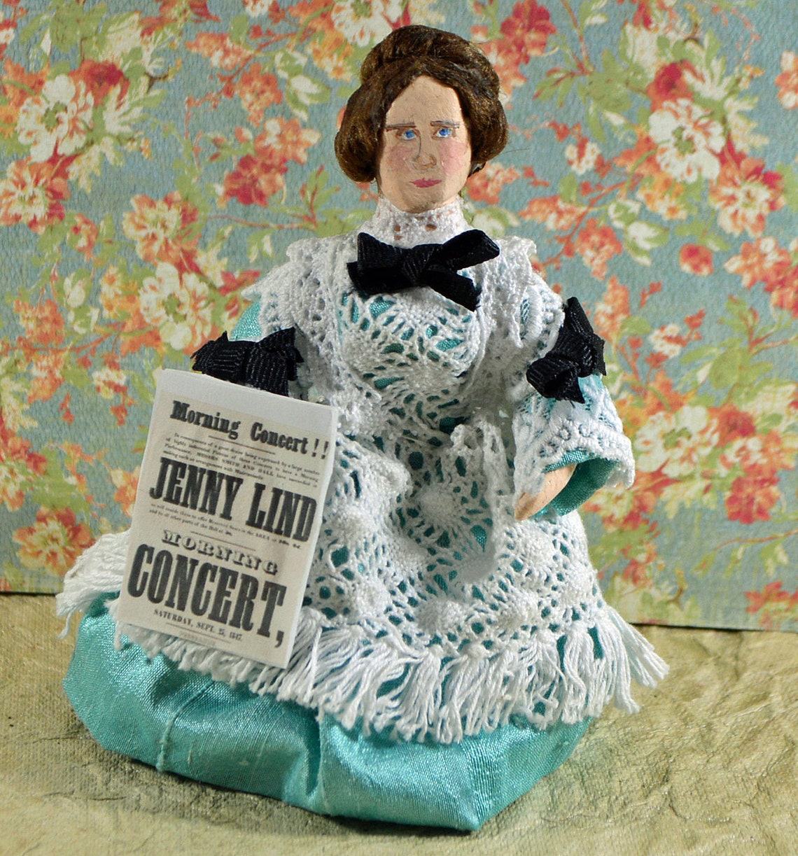 Jenny Lind Doll Opera Singer Miniature Doll Mini Figurine | Etsy