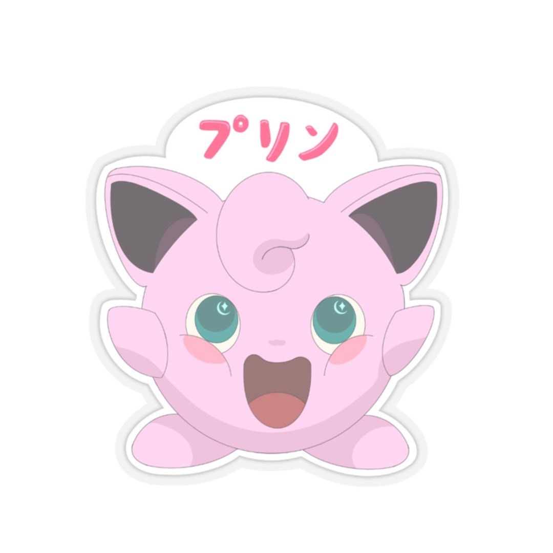 Jigglypuff Pokemon Sticker - Etsy