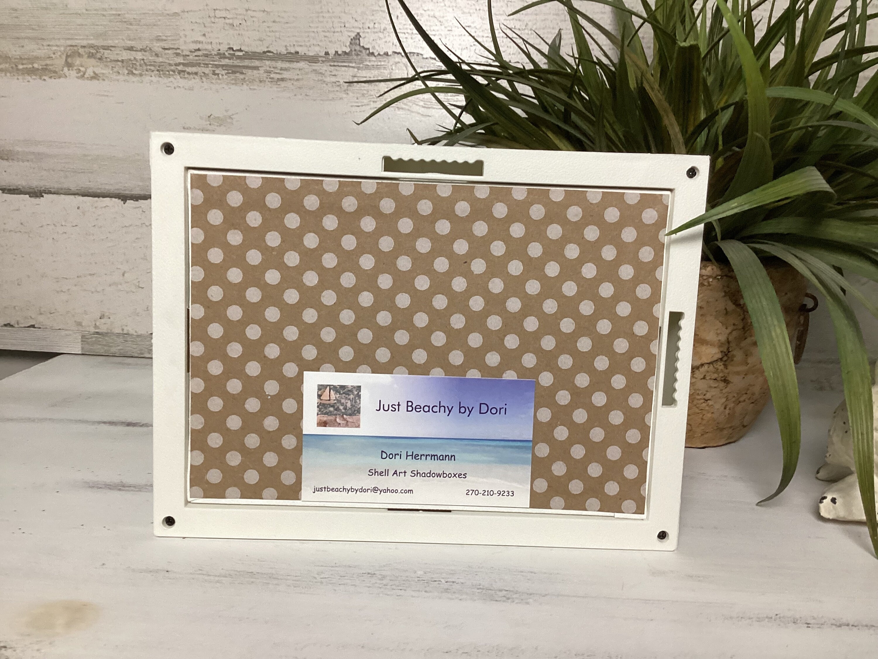 Sea Shell Art Shadowbox. Shell People. Beach Inspired Wall Hanging With ...