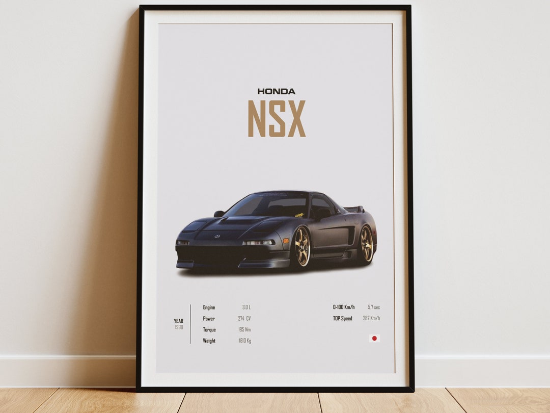 1990 Honda NSX Poster - 1990 NSX Prints - Honda Posters - Car Prints ...