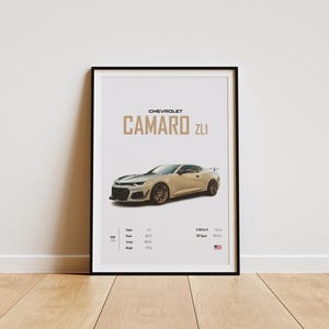 Chevrolet Camaro ZL1 Poster - Camaro ZL1 Prints - Chevrolet Posters ...