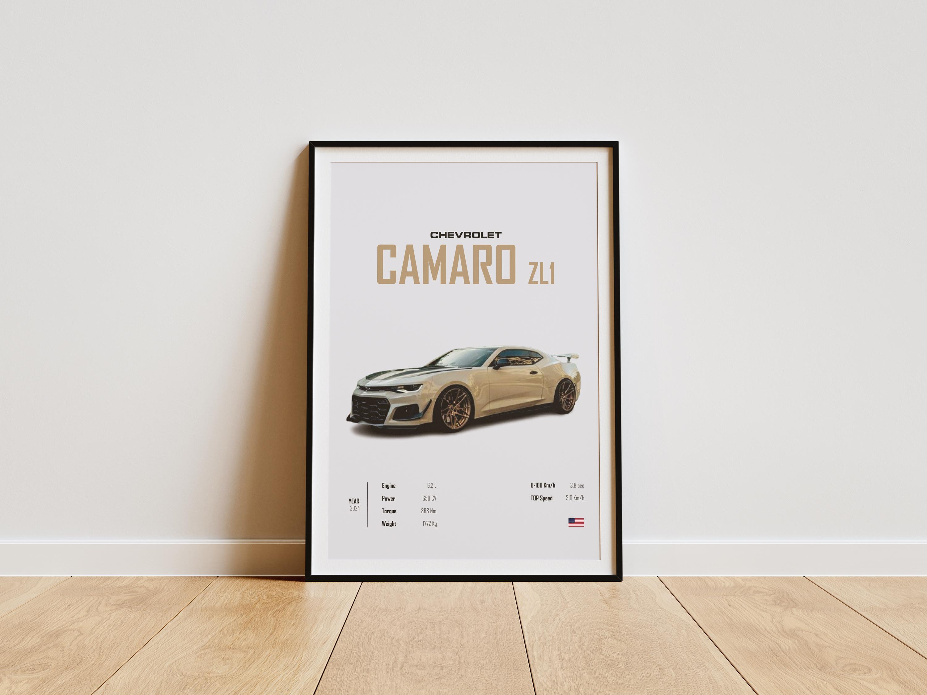 Chevrolet Camaro ZL1 Poster - Camaro ZL1 Prints - Chevrolet Posters ...