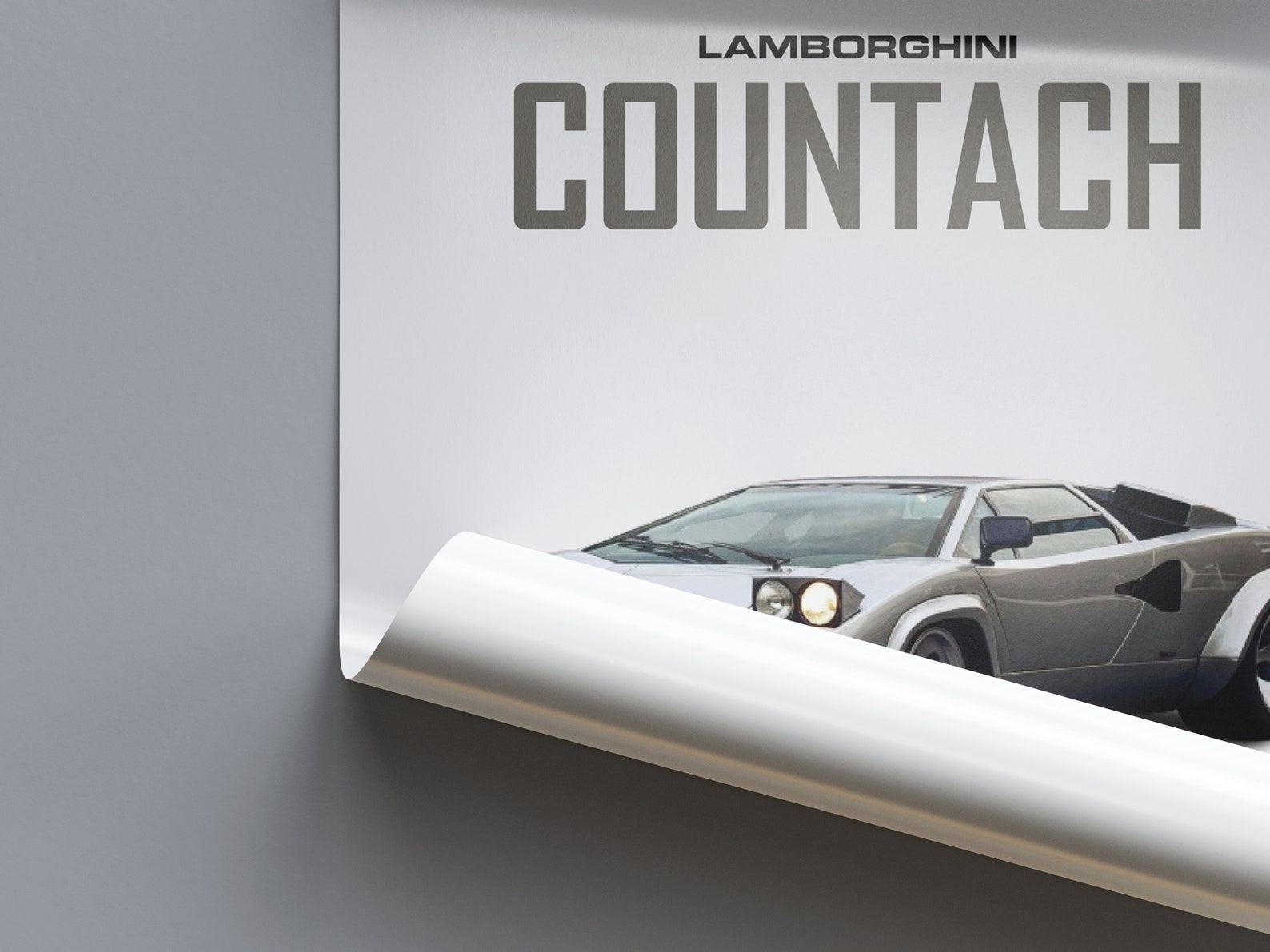 Lamborghini Countach Poster Countach Print Car Print Car Wall Art Car ...