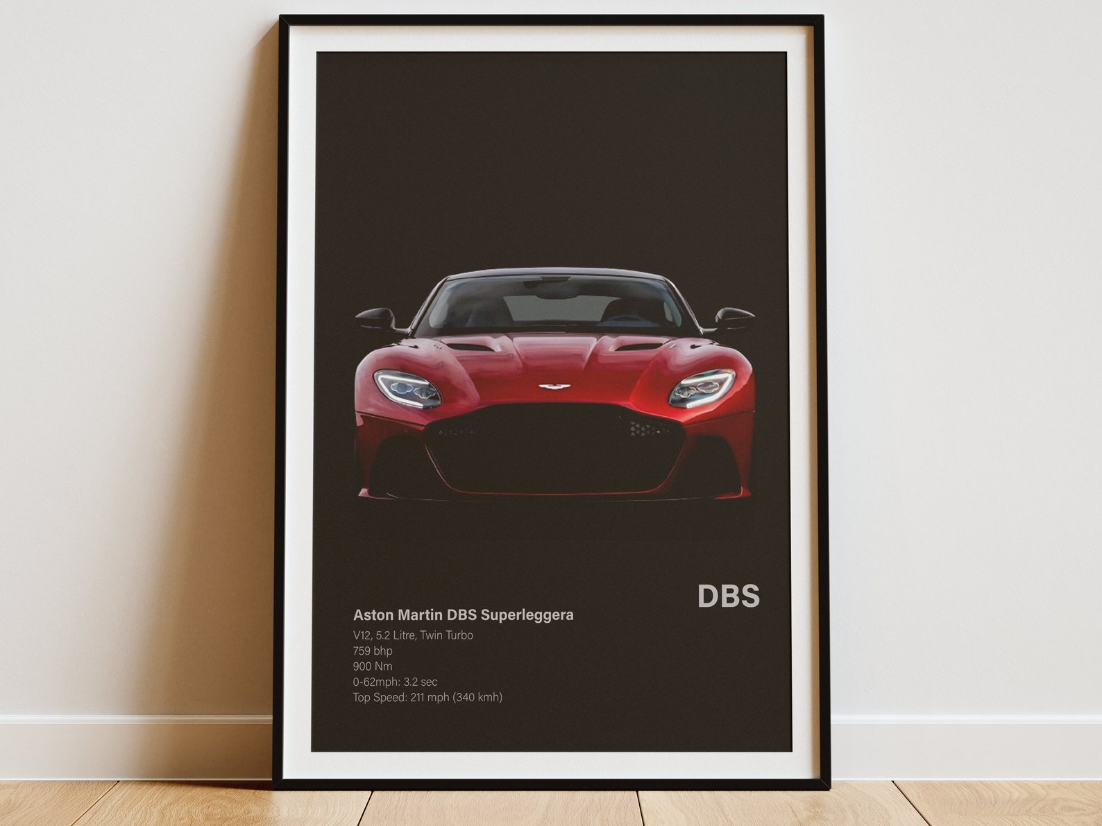 Aston Martin Superleggera DBS Poster - Superleggera Prints - DBS ...
