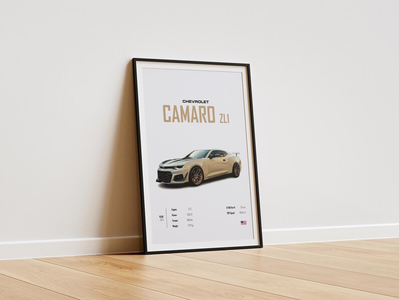 Chevrolet Camaro ZL1 Poster - Camaro ZL1 Prints - Chevrolet Posters ...