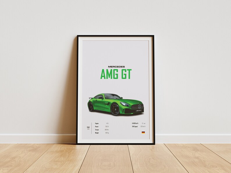 Mercedes AMGGT Posters - AMG GT Prints - Mercedes Posters - Car Prints ...
